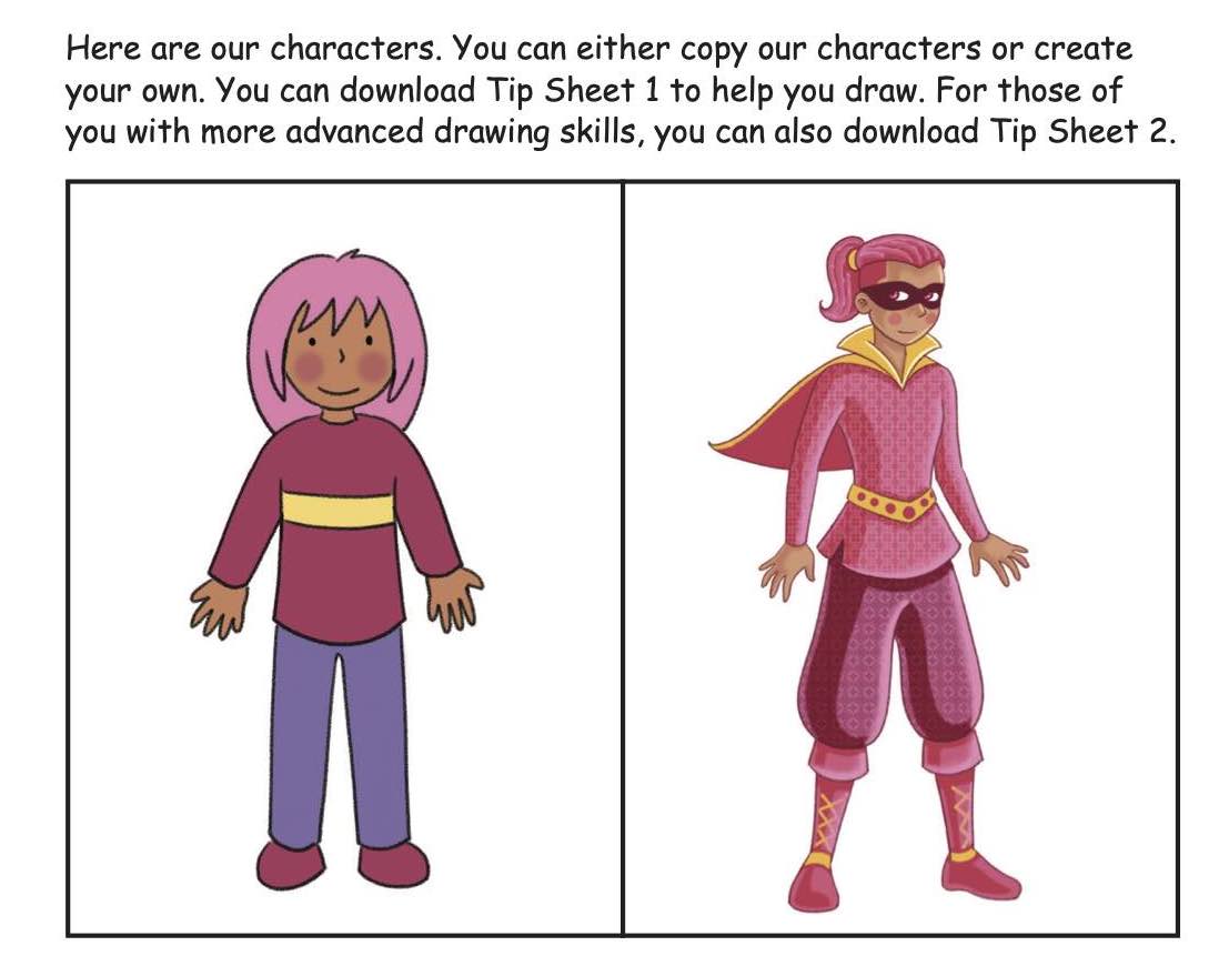 Make A Story And Create A Comic Strip STEP Make A Story And Create A Comic Strip STEP